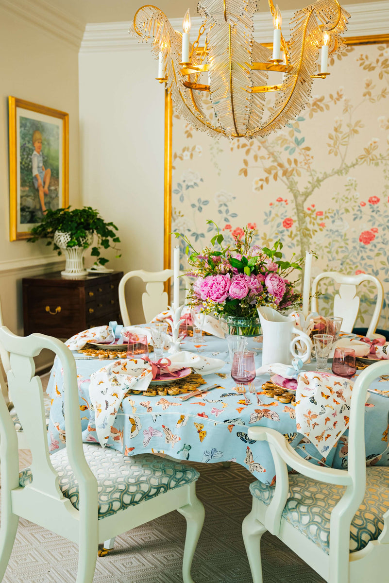 Inslee Fariss Persephone Block Print Tablecloth - Sweetgrass Home
